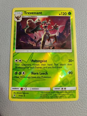 Trevenant Reverse Holo | NM/M | SM Guardians Rising 7/145 | Pokemon | eBay