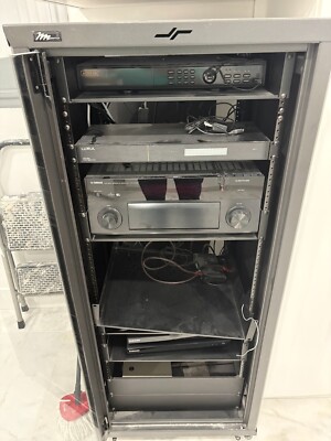 25U Server Rack Cabinet with 3 Side Panels + Glass Door -LOCAL PICKUP ...