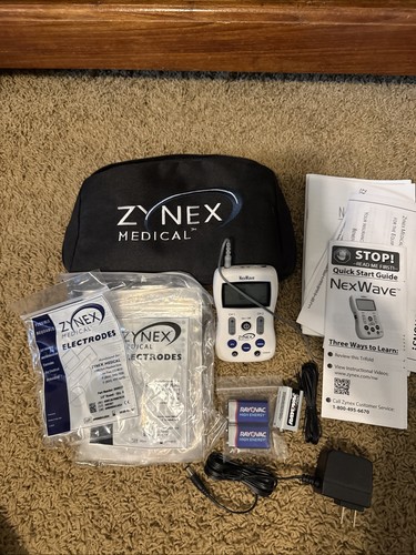 Zynex Medical NexWave TENS Unit with Leads, Cord, and Electrodes | eBay