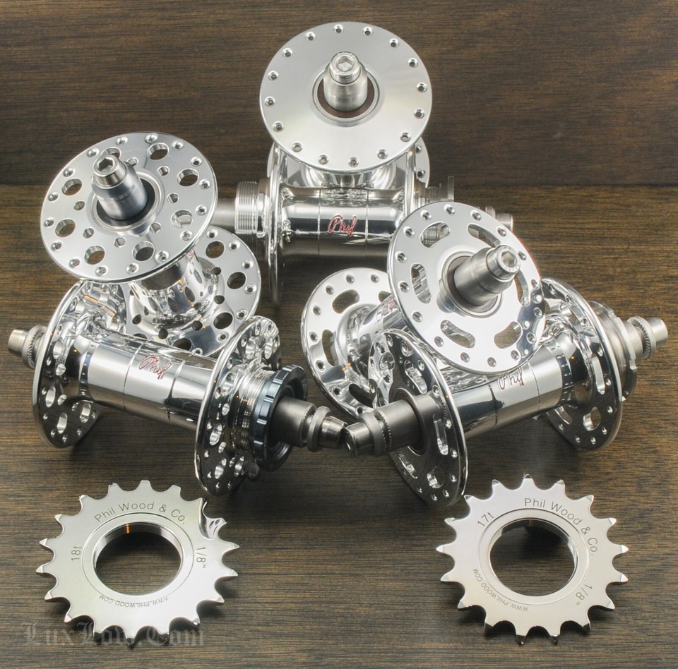 Phil Wood Track Bike HUBS 32h HighFlanged Classic Pro SLR Fixed Gear ...