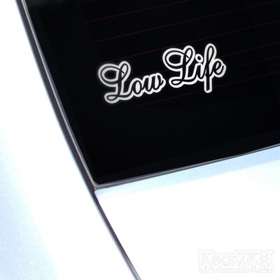 Low Life Decal Sticker For Car Van Window Bumper Caravan 4x4 Camper JDM ...