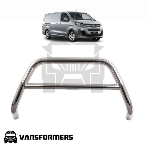Vauxhall Vivaro 2019+ On A-Bar Polished (Bull Bar Nudge Bar Spoiler ...