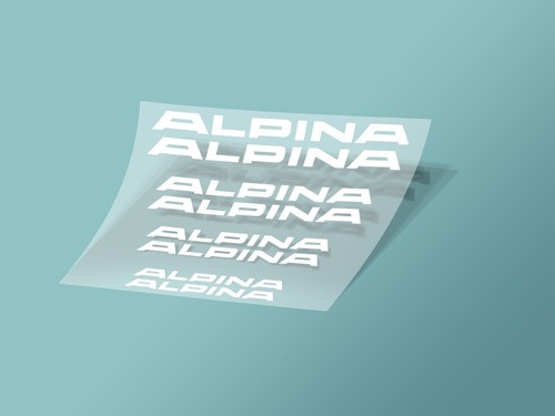 8pcs Alpina Caliper Decal Stickers, Die-Cut Vinyl Decal Sticker for Car ...