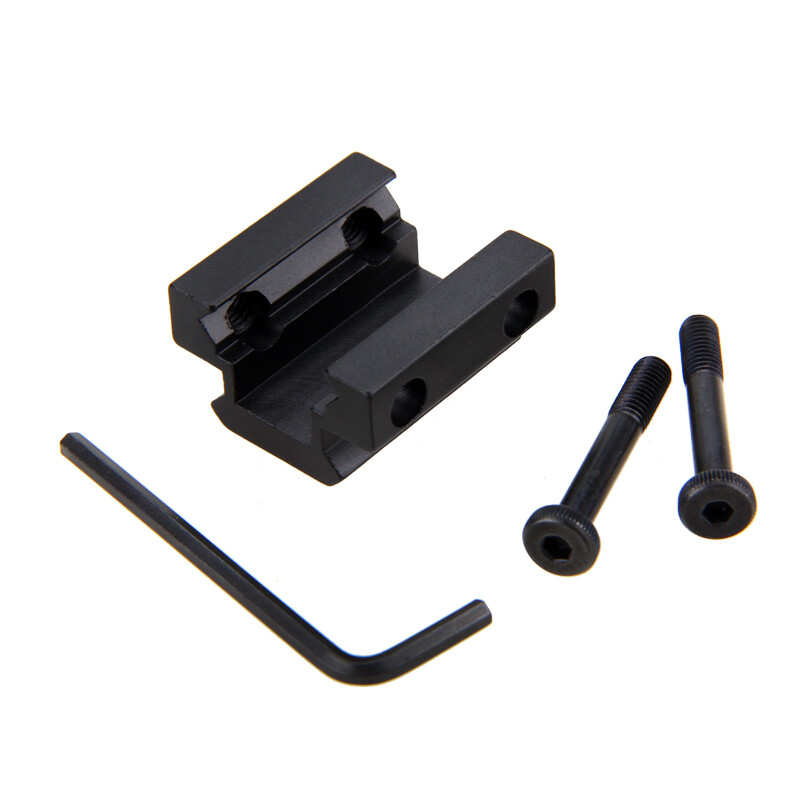 2PCS 3 SLOT PICATINNY RAIL FLAT TOP 1/2 INCH HOLO SIGHT SCOPE RISER ...