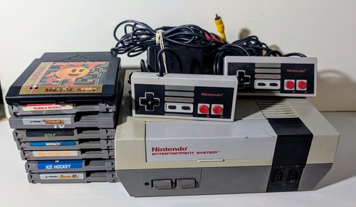 Nintendo Entertainment System Console NES W/8 GAMES | eBay