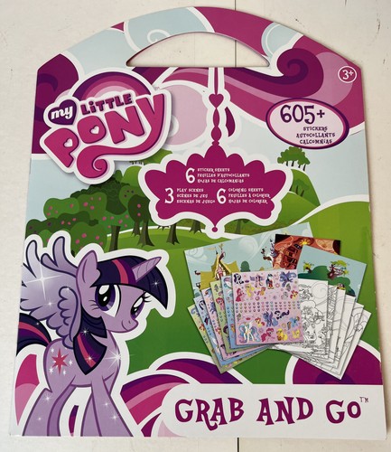 My Little Pony Activities Book 605 Stickers 6 Coloring Sheets 3 Play ...