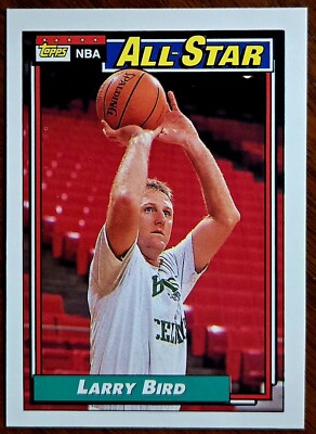 Larry Bird 1992-93 Topps #100 AS Boston Celtics HOF | eBay
