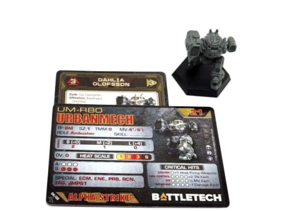 BATTLETECH URBANMECH R80 Plastic Miniature from Urbanmech Lance NEW | eBay