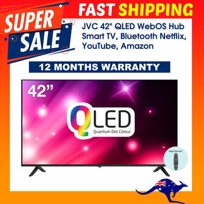 JVC 42" QLED WebOS Hub Smart TV, 1920 x 1080 Bluetooth Netflix, YouTube ...