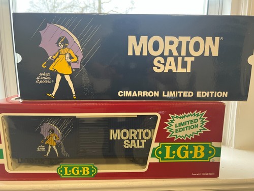 LGB 4090- Morton Salt Boxcar - Cimarron Ltd Ed - Individually numbered ...