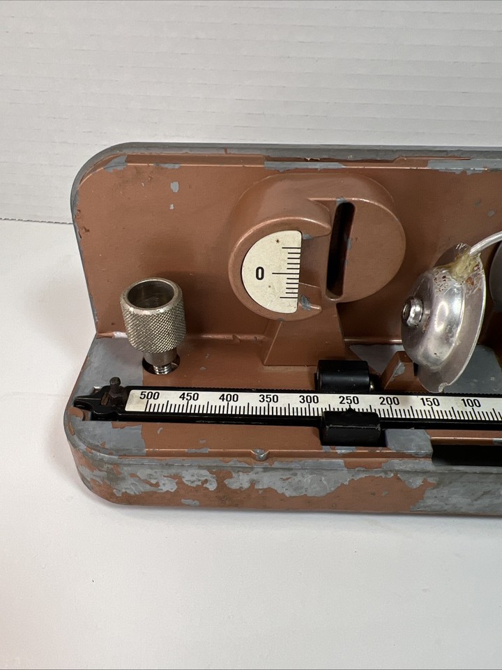Vintage Lyman Ohaus M5 Precision Loading Scale Gun Powder Grain Ammo ...