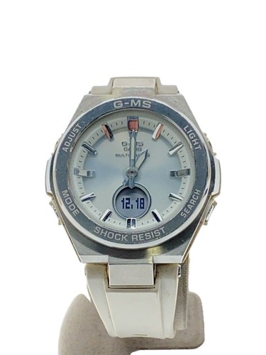 CASIO Baby-G Solar Watch Silver MSG-W200-7AJF for Women 1.77x1.38 inches | eBay