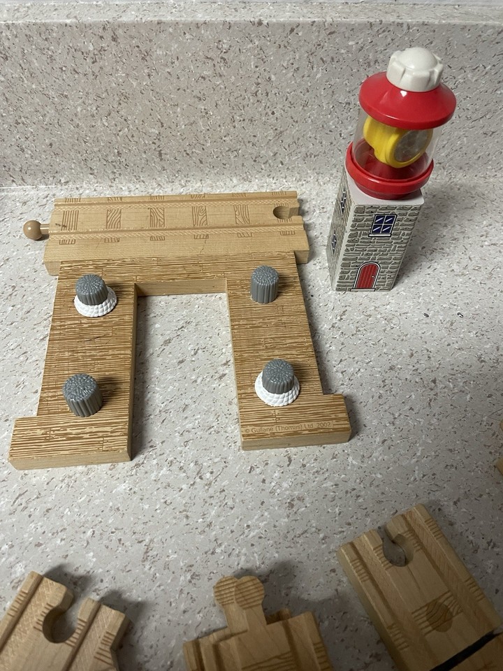 Thomas The Train Wooden Track + Play Mat & Wacky Track Vintage Lot 71 ...