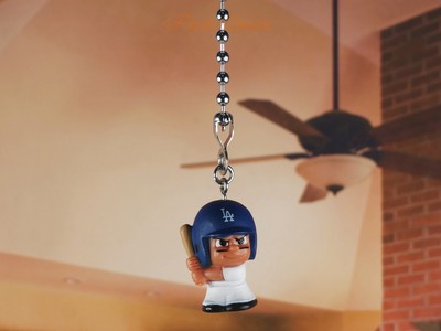 TeenyMates MLB Major League Baseball Dodgers Ceiling Fan Pull Light ...