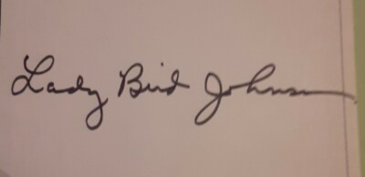 LADY BIRD JOHNSON "A WHITE HOUSE DIARY" AUTOGRAPHED BOOK!!! | eBay