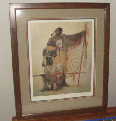 Painting - Mandan Gold by Kenneth Riley Lithograph, COA & Framed | eBay