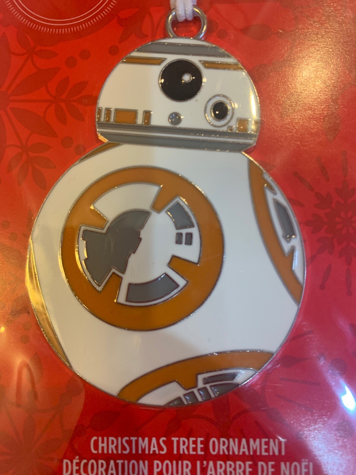 Hallmark Disney Star Wars Droid BB-8 BB8 Christmas Tree Ornament Metal ...