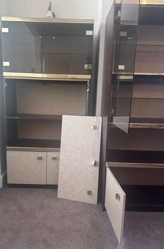 Pair Of Vintage Display Cabinets | eBay UK