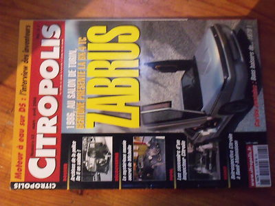 $$ Revue Citropolis N°43 BX 4 TC Zabrus Police Michelin Rueil-Malmaison ...