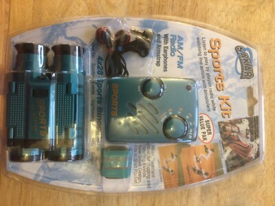 Sakar Sports Kit 48056 (AMFM Radio and 4x28 sports binoculars)(new ...