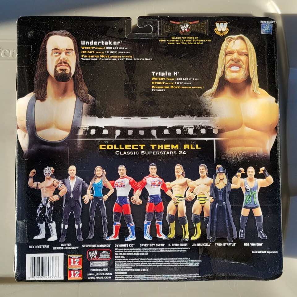 wwe wwf ljn deluxe classic superstars internet exclusive undertaker vs ...