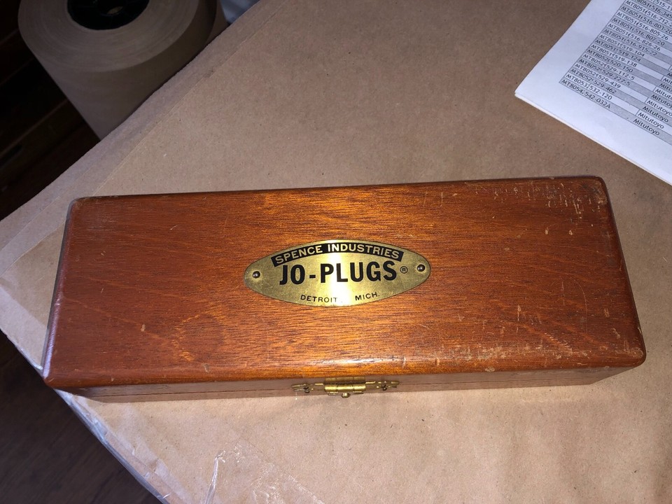 PRECISION JO PLUGS SET 20 PLUGS SPENCE INDUSTRIES 8-32 M8X1.25 & M10X1 ...