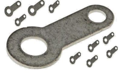 SOLDER TAGS DIFFERENT SIZES PACKS OF 10 Except 9.7mm (x2) Brass/Tin ...