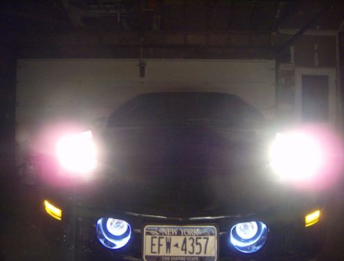 White LED Halo fog light lamps For 1998-2002 Pontiac Trans Am Transam ...