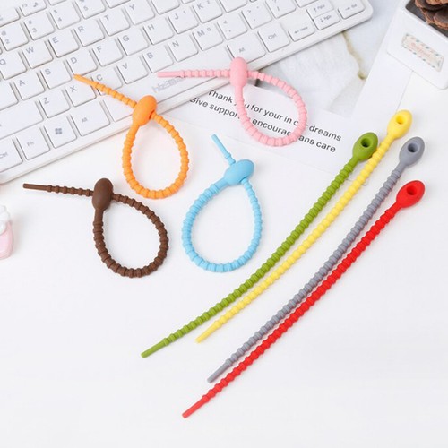 10pcs Self-Locking Wire Cable Tie Reusable Durable Loop Protector Tidy ...