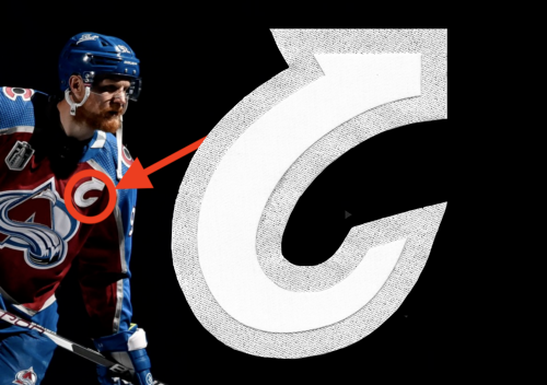 Colorado Avalanche Hockey Captain C Jersey Patch Gabriel Landeskog NHL ...