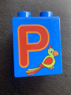 Lego Duplo • ALPHABET LETTER P • Building Block Brick Piece Replacement ...