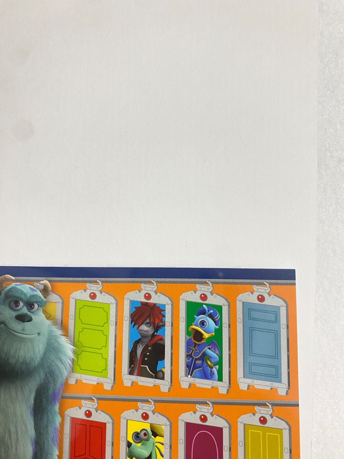 Monsters Inc. Monstropolis Kingdom Hearts Ⅲ Postcard 2019 Square Enix ...