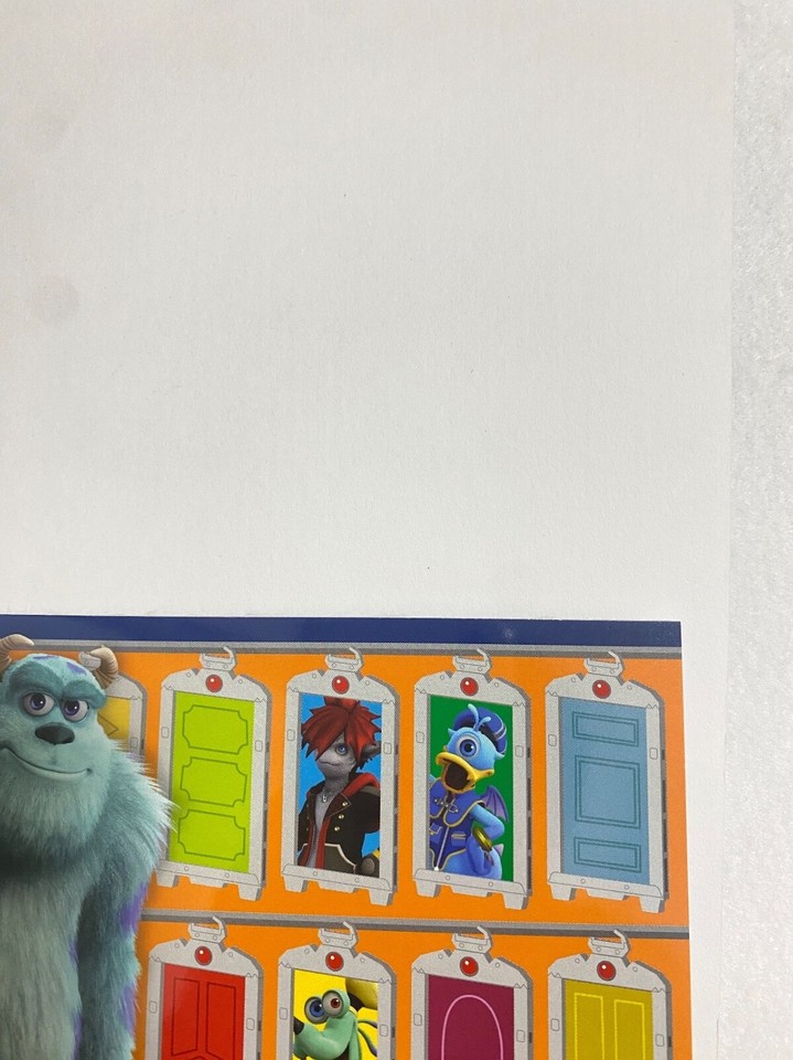 Monsters Inc. Monstropolis Kingdom Hearts Ⅲ Postcard 2019 Square Enix ...