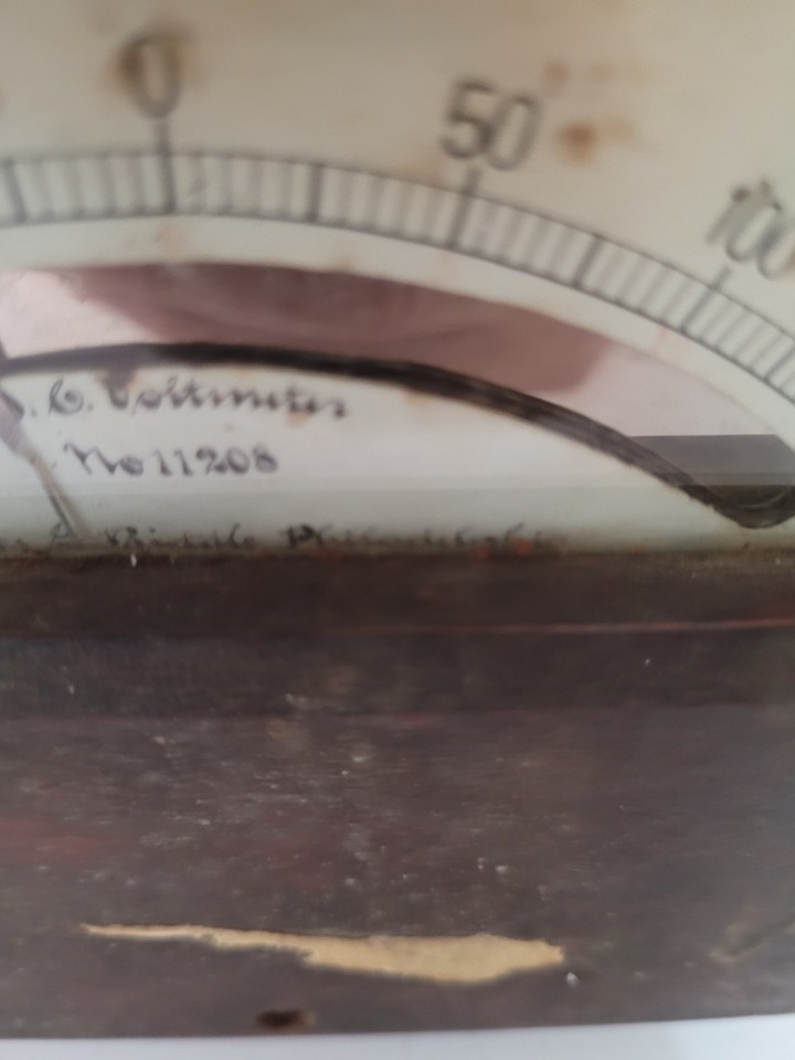 Antique James Biddle Voltmeter Meter Steampunk USA | eBay