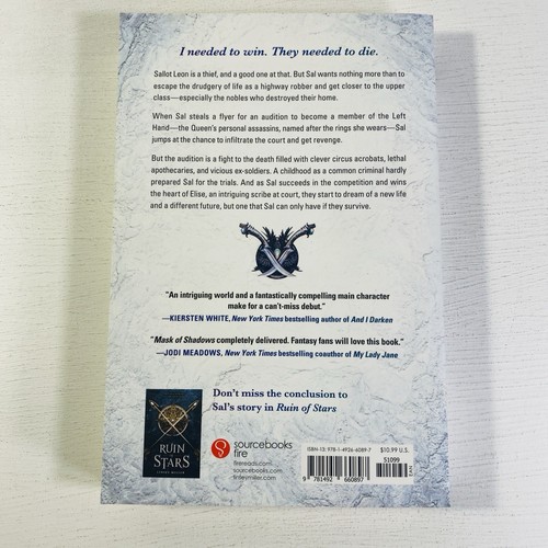 Mask of Shadows by Linsey Miller 2018 Trade Paperback | eBay