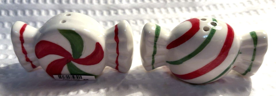 Cracker Barrel Mini Peppermint Candy Salt And Pepper Shakers | eBay