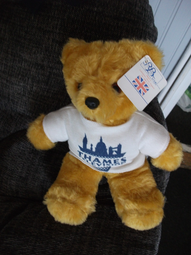 vintage thames television teddy bear made in collumpton devon | eBay UK