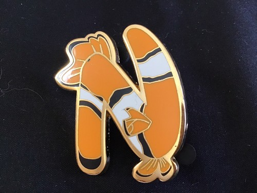 DLP Finding Nemo New Generation Character Icon Letter N DLRP Disney Pin ...