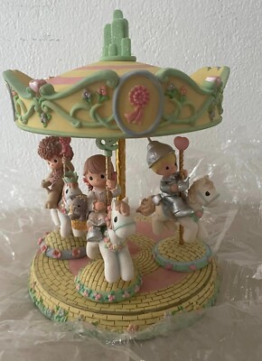 Precious Moments Wizard of Oz Carousel Collection 2004 Tin man, Lion ...