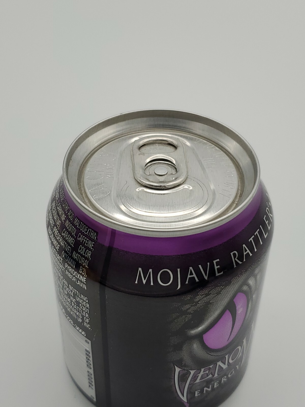 HTF 2011 VENOM ENERGY DRINK Mojave Rattler 8oz Mini CAN DR PEPPER SEVEN ...