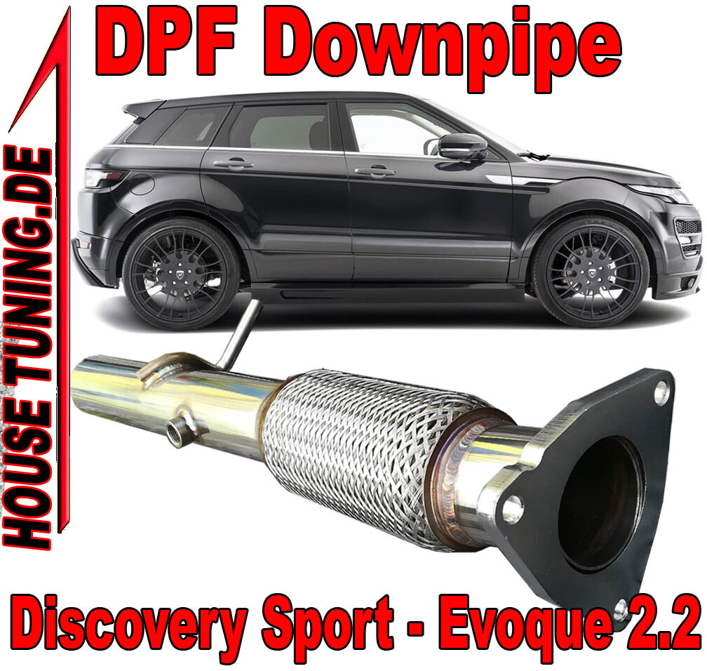 Tubo Rimozione FAP DPF Downpipe Range Rover Evoque 2.2 D LR1 150 190 CV ...