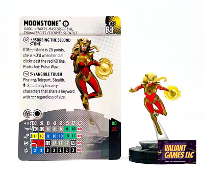 Marvel Heroclix Moonstone #045 w/ Card Avengers 60th Anniversary Set | eBay