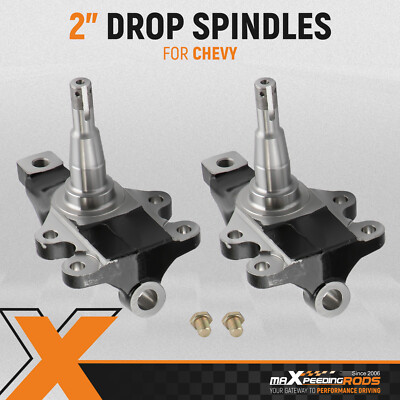 Pair 2" Drop Spindles For Chevy Chevelle Buick Regal Pontiac GTO 1964 ...