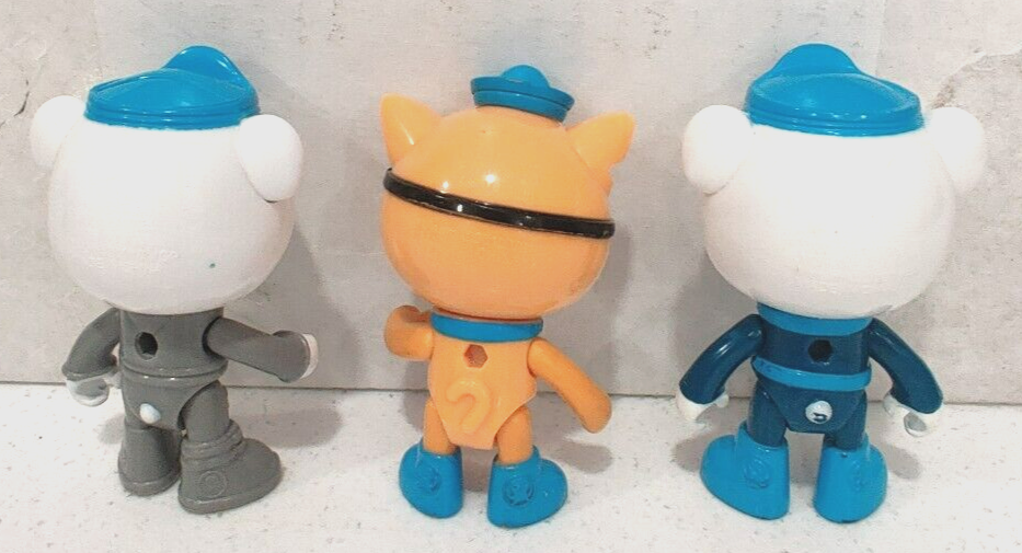 The Octonauts Figurines, Set of 3, Disney Mattel, Approx imately 3 ...