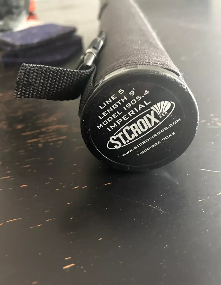 St. Croix Imperial 5wt Fly Rod 905.4 4 Piece With Case | eBay