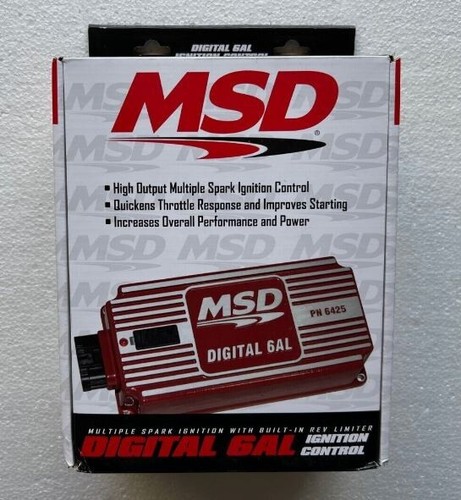 MSD Ignition 6425 Digital 6AL CDI Ignition Control Box With Rev Limiter ...