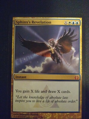 Sphinx's revelation Return to Ravnica Mtg Card | eBay