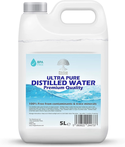 Eau Distillée 100 % Pure - Pour PPC, Fer, Humidificateur, Nettoyage ...