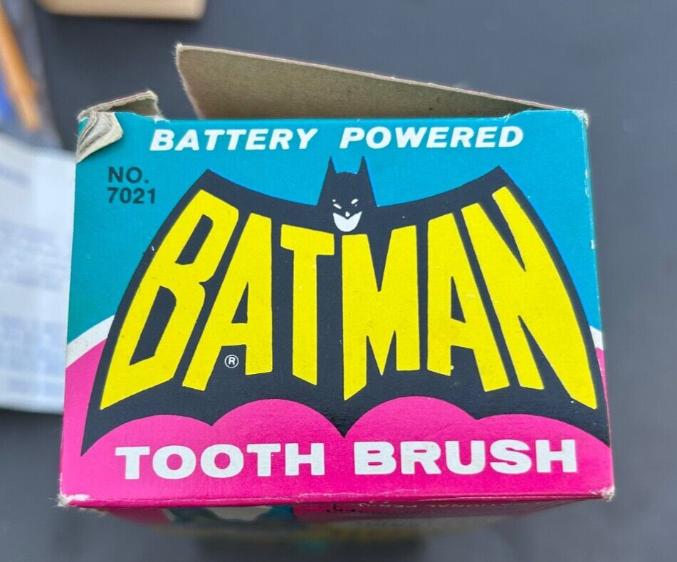 1974 Batman Battery Operated Tooth Brush New in Box Janex | eBay