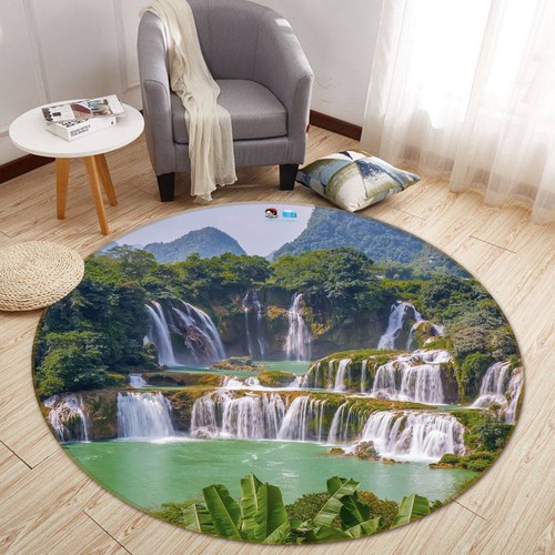 3D Waterfall Scenery NBC1430 Game Rug Mat Elegant Photo Carpet Mat Fay ...